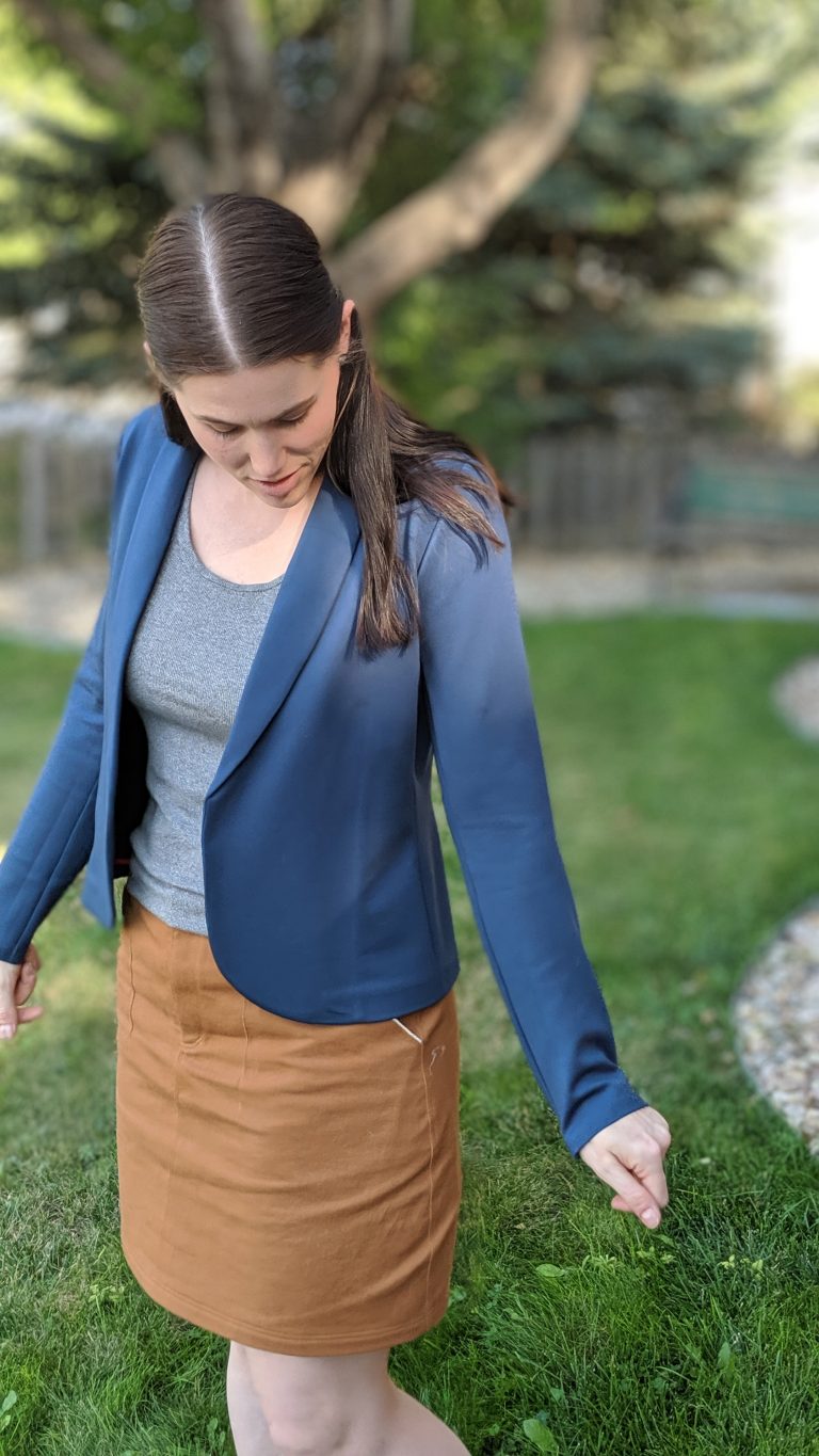 Ponte Evans Blazer – Steph Loves Handmade
